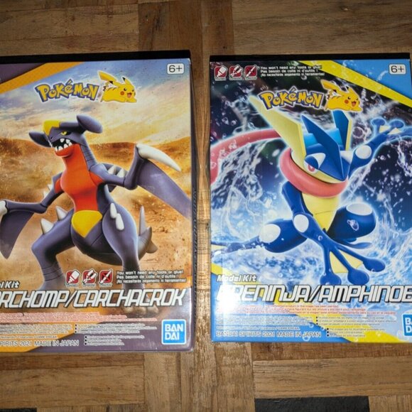 Pokemon | Other | Nwt Bandai Hobby Greninja Garchomp Pokemon Model Kit ...